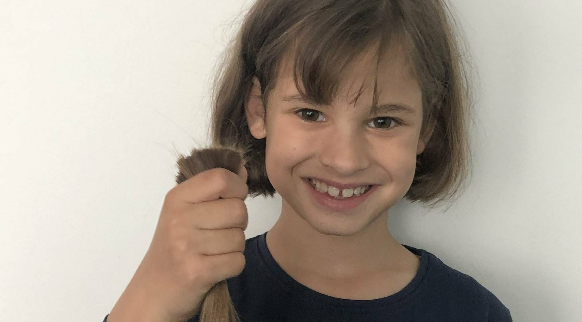 Haarspende: Clara aus Hochneukirch wagt einen mutigen Schnitt