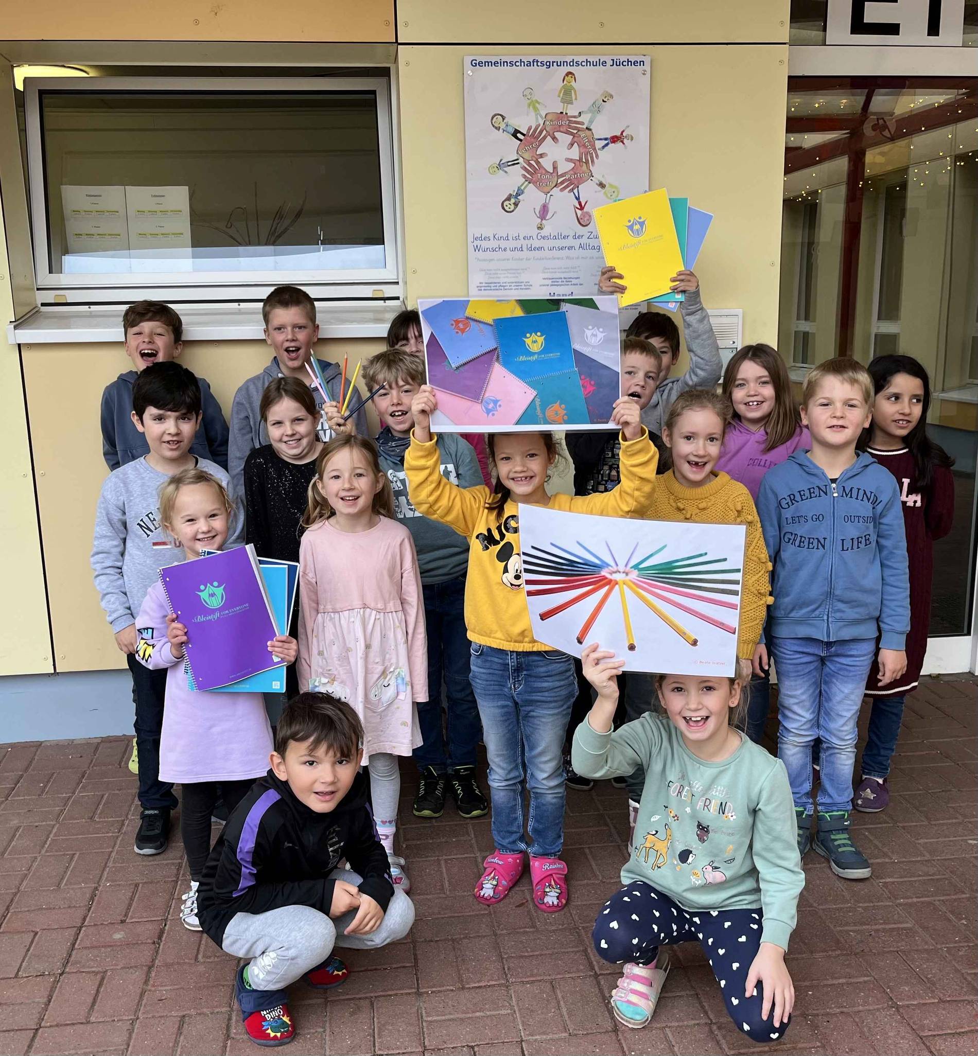 GGS Jüchen engagiert sich für „A Bleistift for everyone“