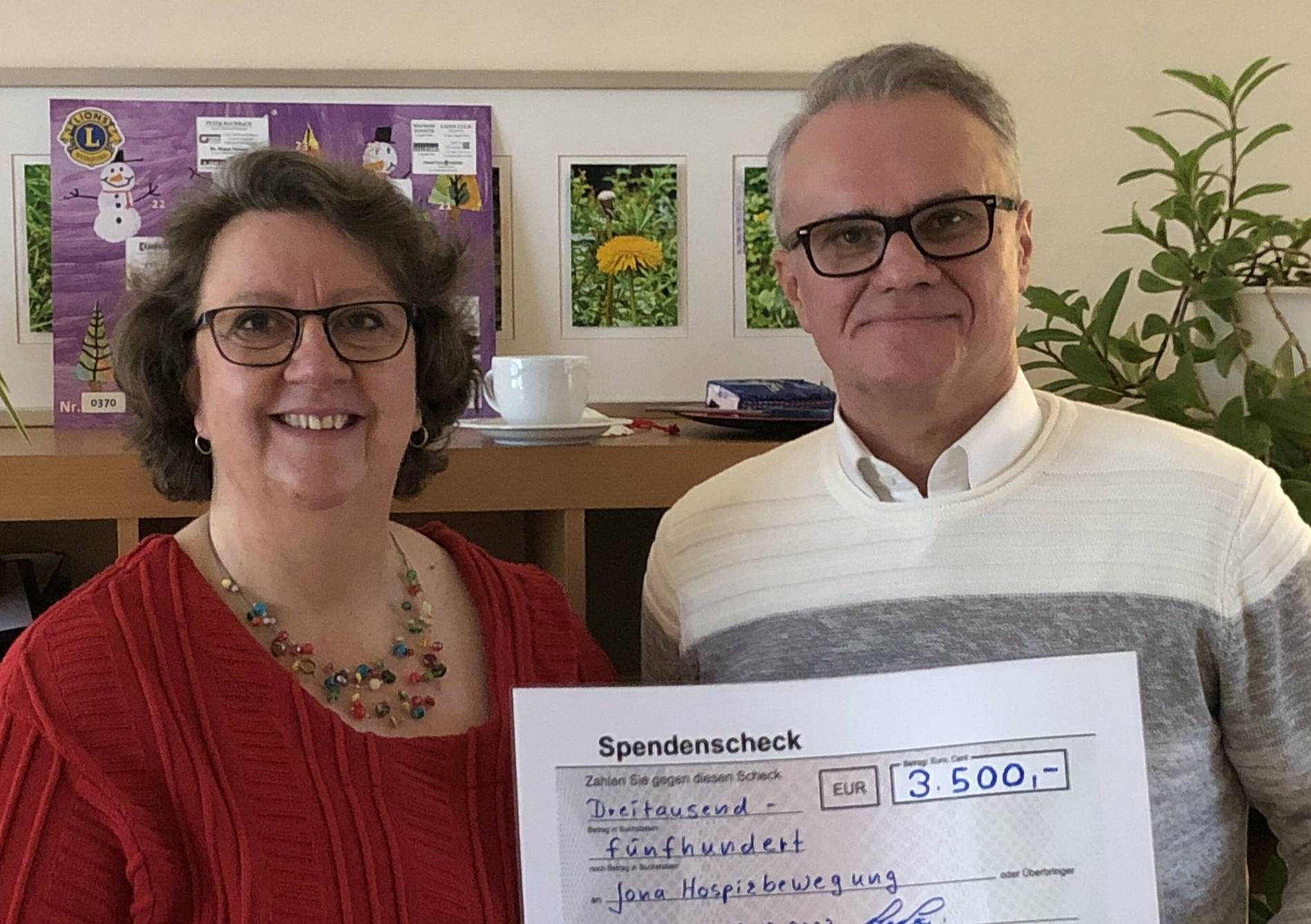 „Erft-Carbon“´ler spenden an Jona