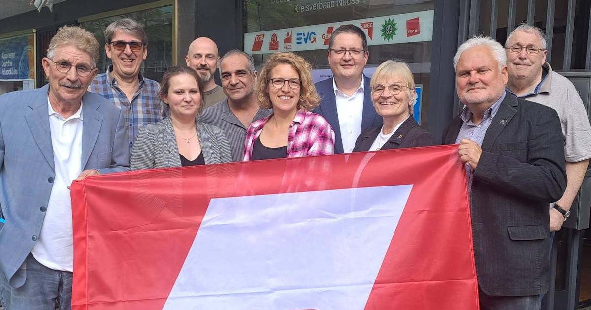 Der neugewählte DGB-Kreisverbandsvorstand: Donner neuer Vorsitzender